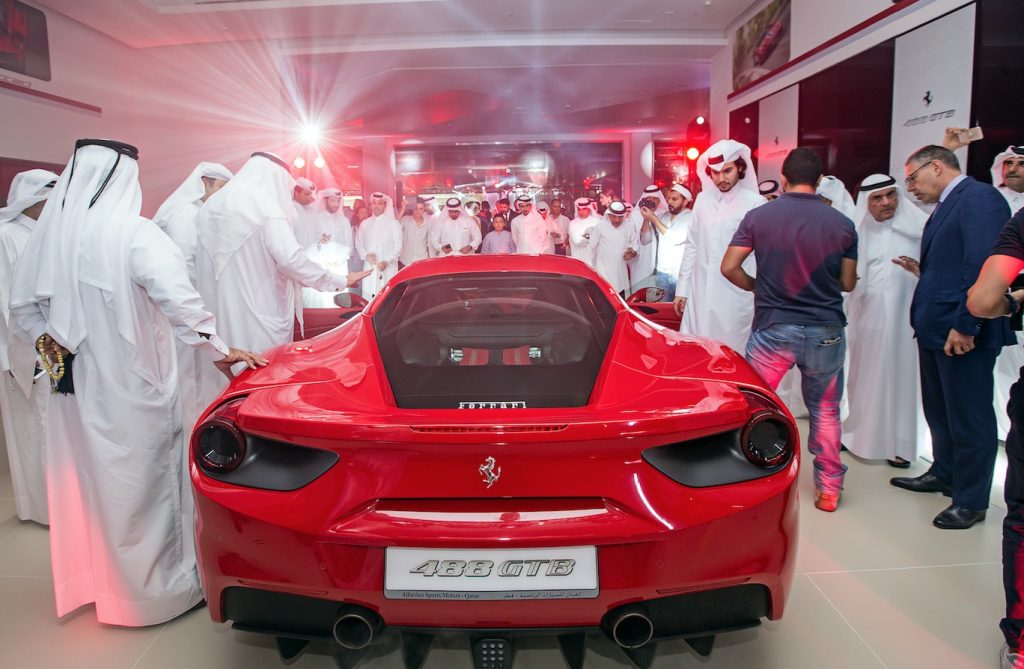 The Luxury Network Qatar Co Hosts The Launch of The New Ferrari 488GTB ...